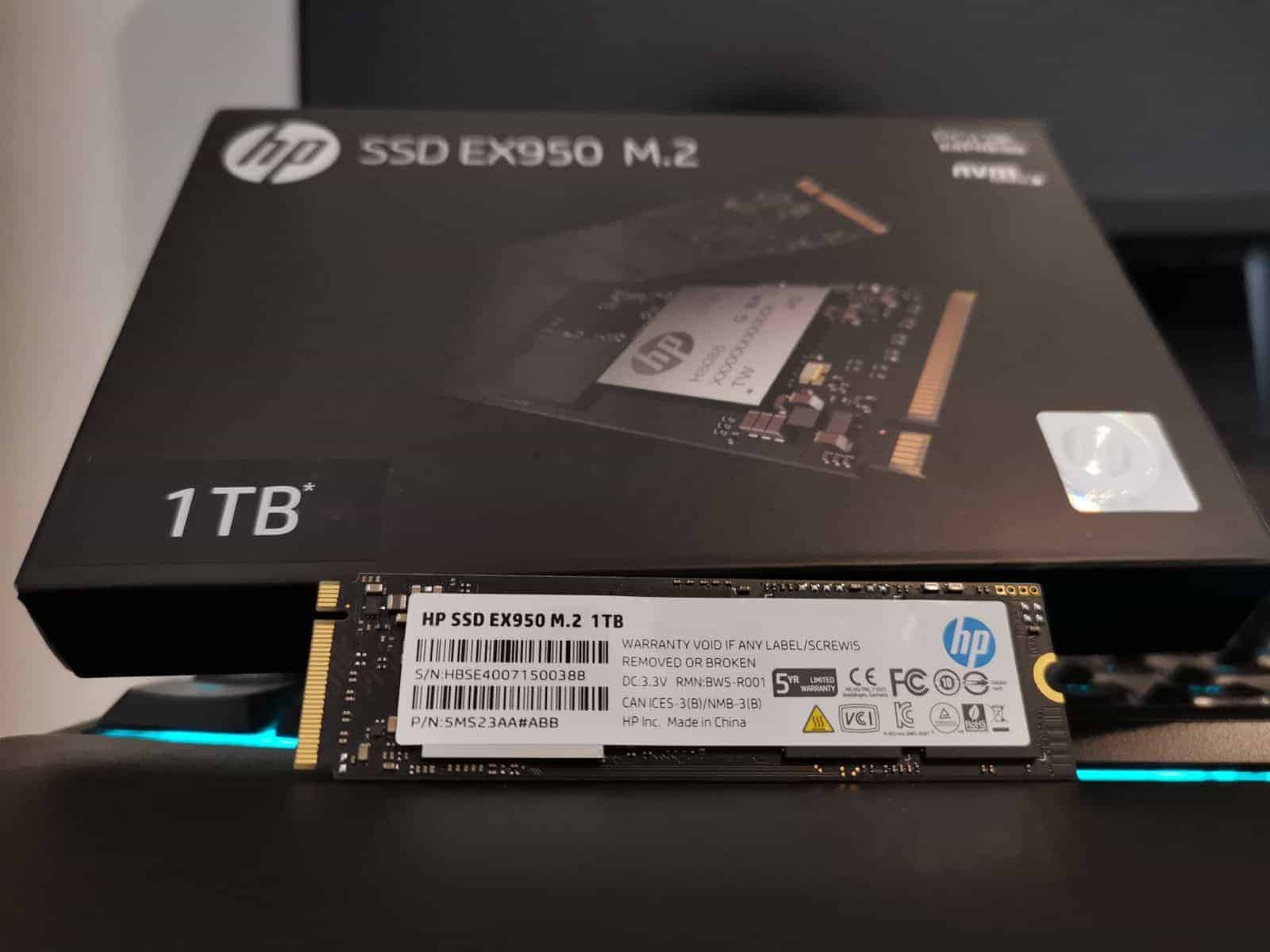 HP EX950 NVMe M.2: Um SSD ultra rápido que aposta no Gaming! - Leak
