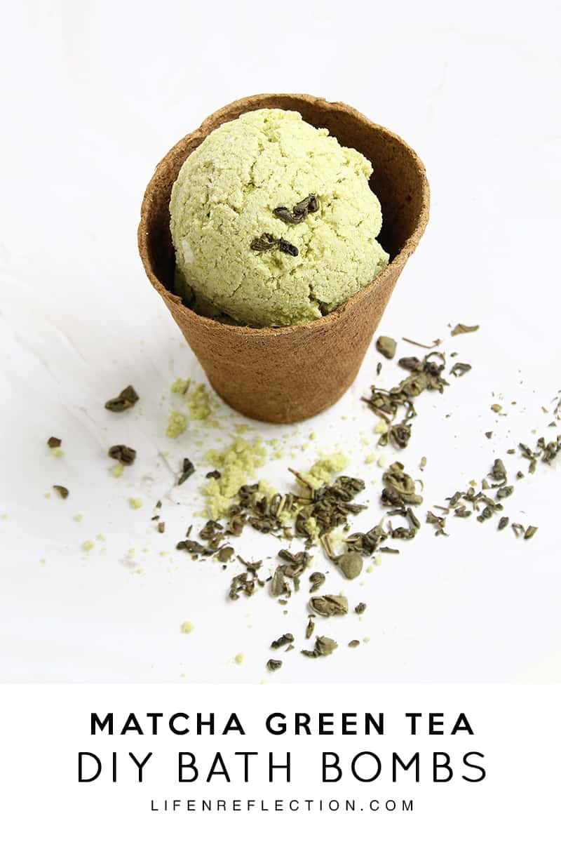 The Anatomy of a DIY Matcha Green Tea Bath Bomb
