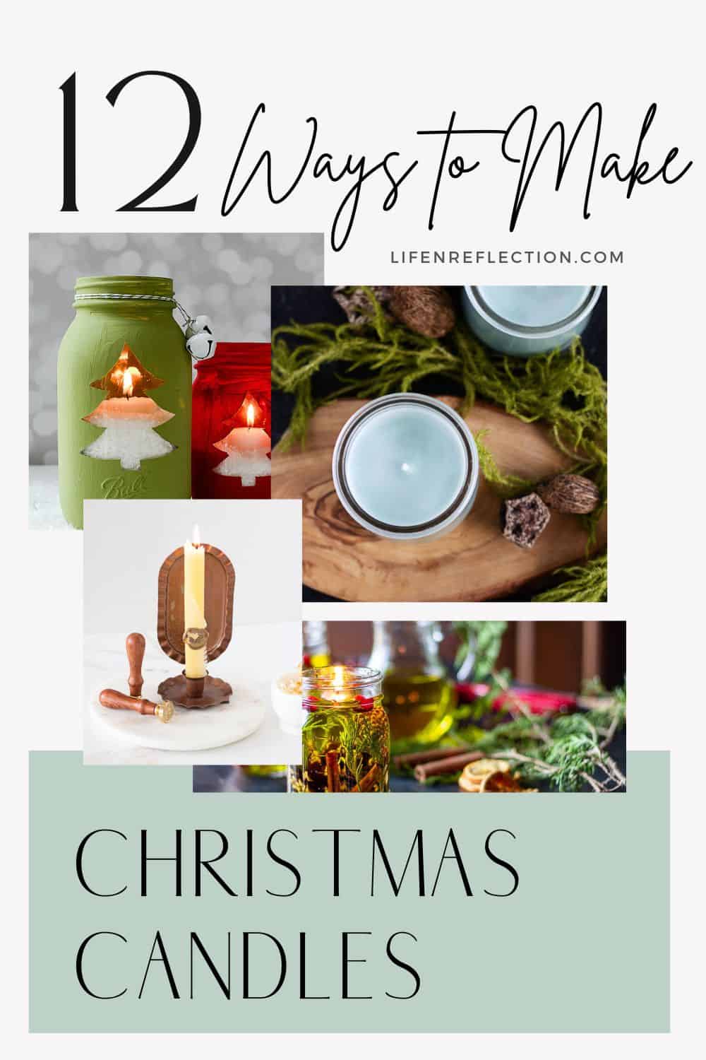 Christmas Handmade Candles with the Best Christmas Scents