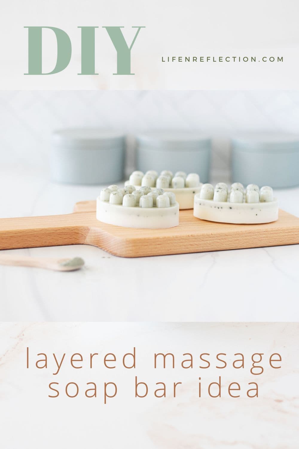 Layered Massage Soap Idea For Melt and Pour Soap