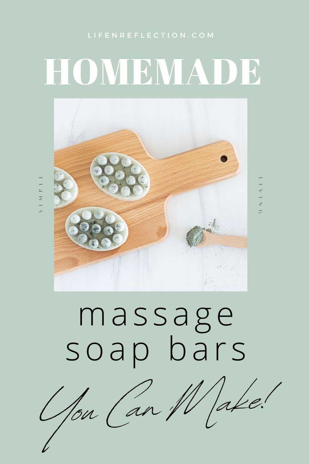 Layered Massage Soap Idea For Melt and Pour Soap