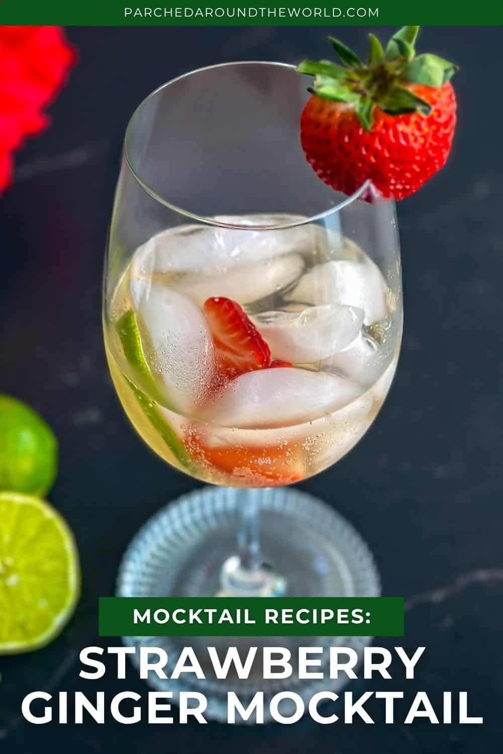 Light & Refreshing Strawberry Ginger Mocktail Recipe
