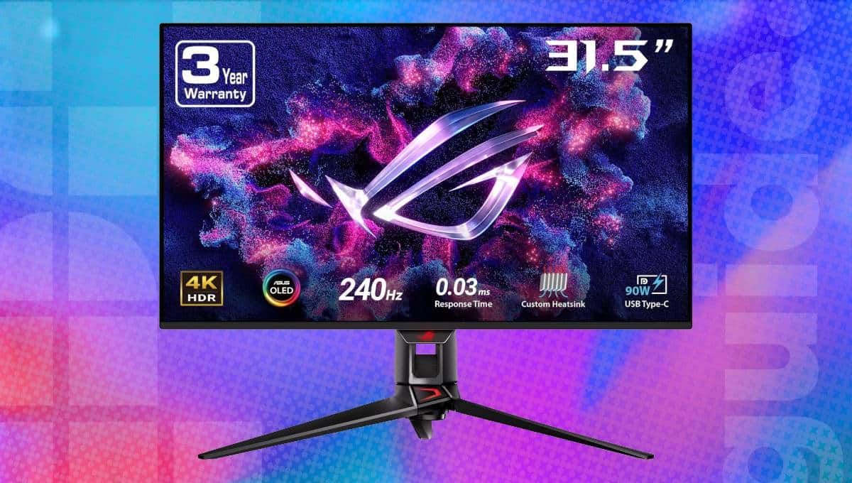 Top-tier ASUS ROG 4K OLED gaming monitor crashes to lowest price ever ...
