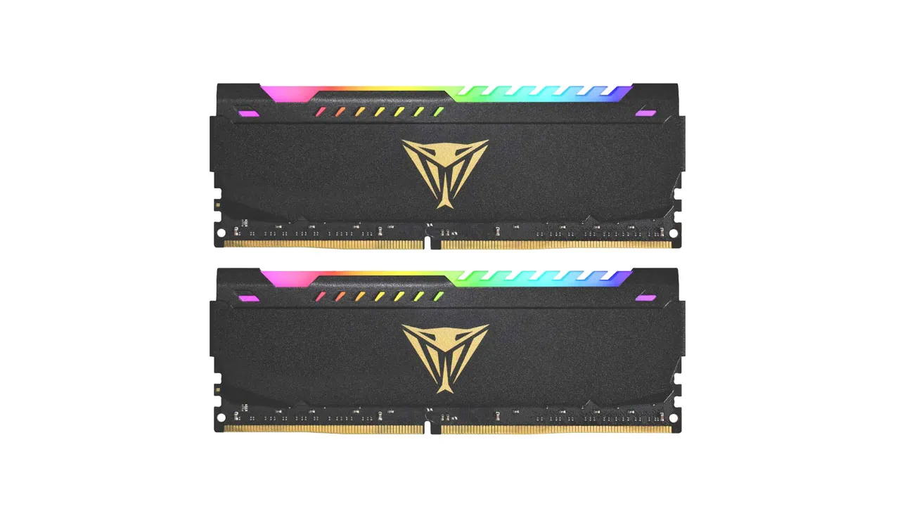 Patriot Viper Steel RGB DDR4 16GB (2 x 8GB) Kit de 3200MHz - PVSR416G320C8K