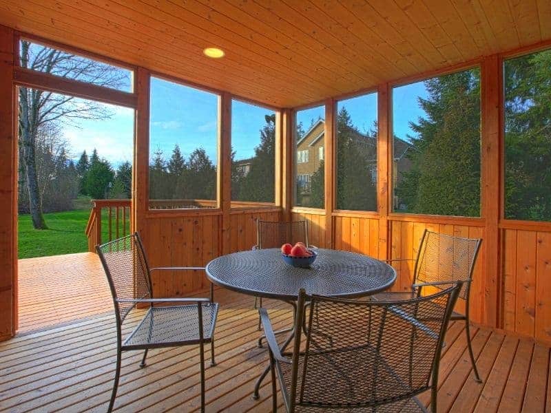 8 Easy Ways To Heat A Screened-In Porch In The Winter – Sunshine & Play