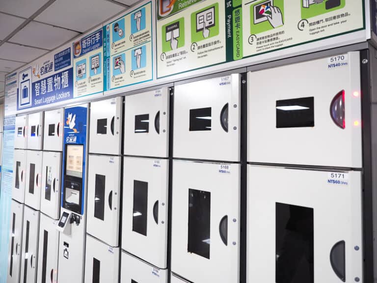 How to Store Luggage and Use the Lockers in Taipei & Across Taiwan ...