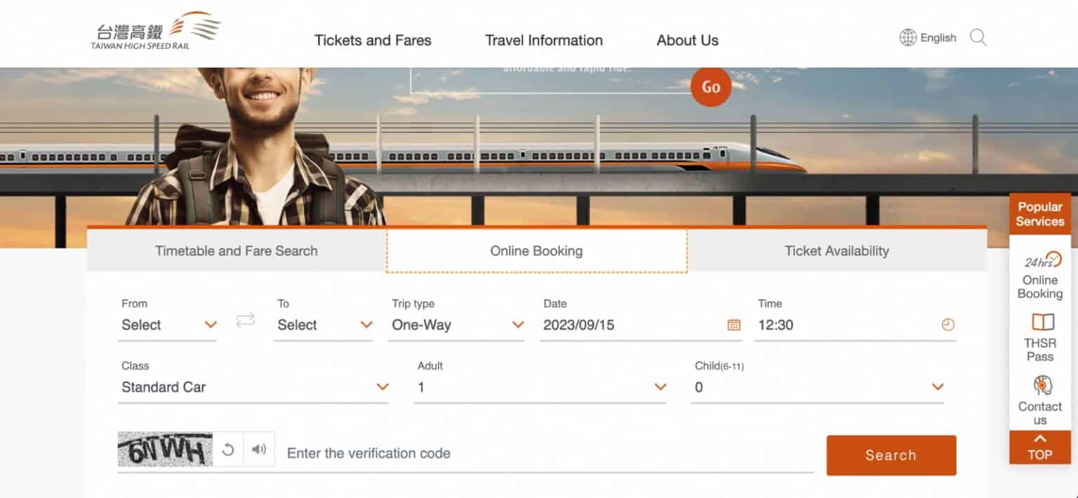 A Guide to Booking High Speed Rail (HSR) Tickets in Taiwan - Taiwan ...
