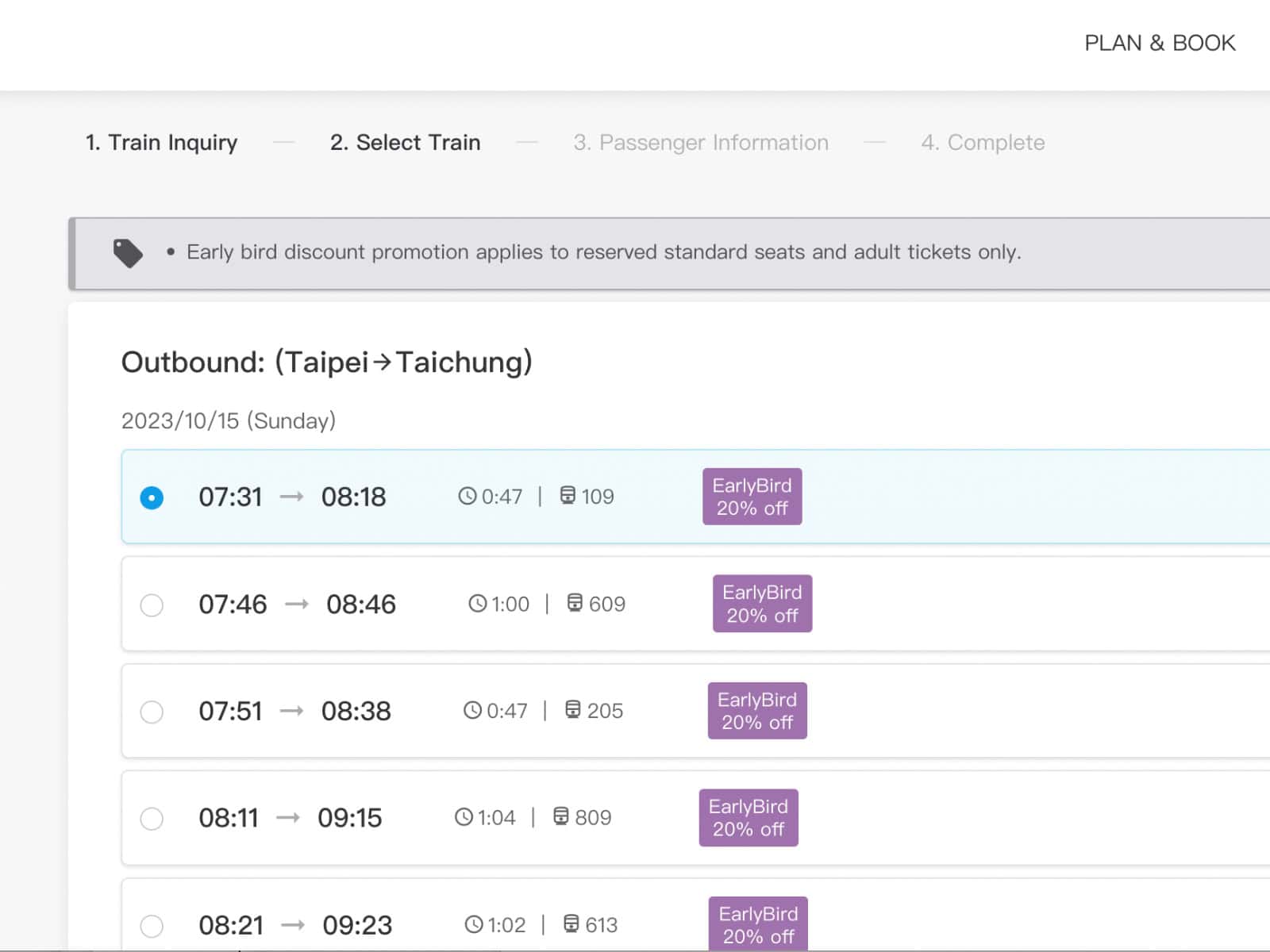 A Guide to Booking High Speed Rail (HSR) Tickets in Taiwan - Taiwan ...