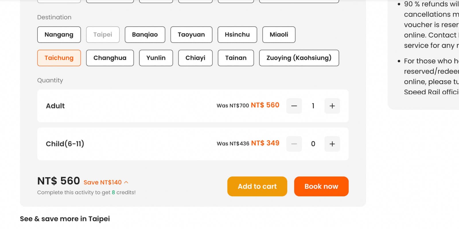 A Guide to Booking High Speed Rail (HSR) Tickets in Taiwan - Taiwan ...