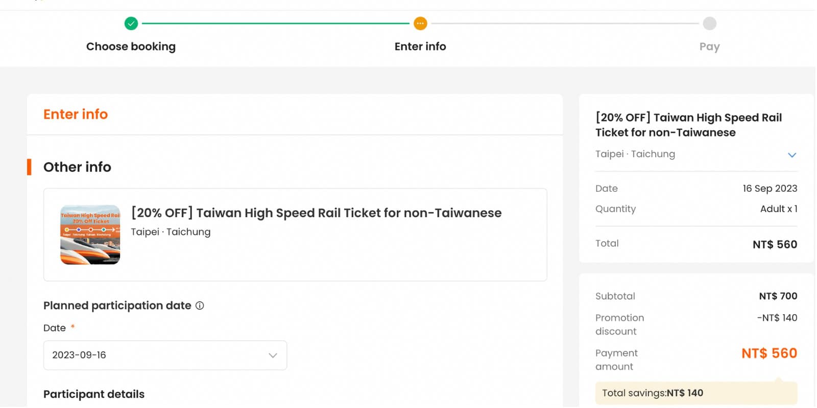 A Guide to Booking High Speed Rail (HSR) Tickets in Taiwan - Taiwan ...