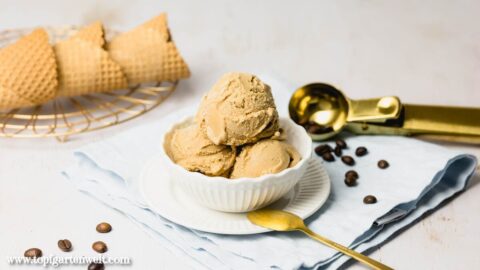 Kaffee Eis selber machen ohne Ei