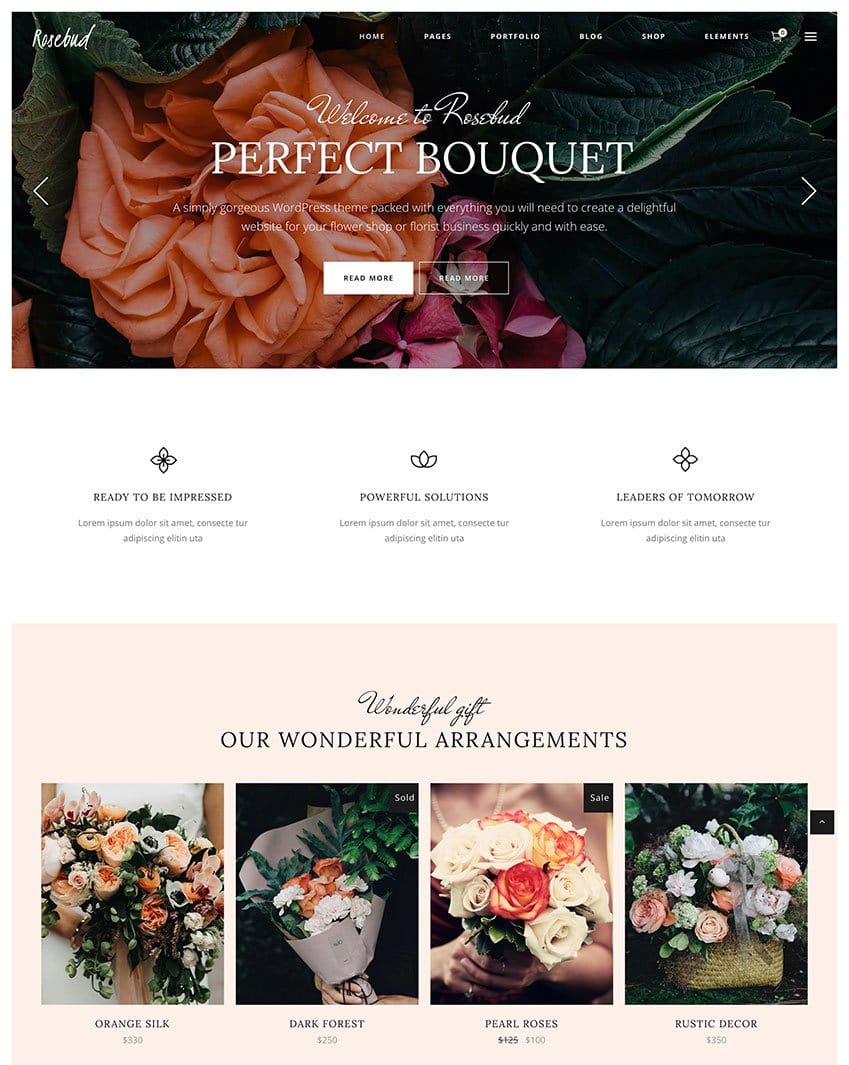 Best WordPress Themes For Flower Shops