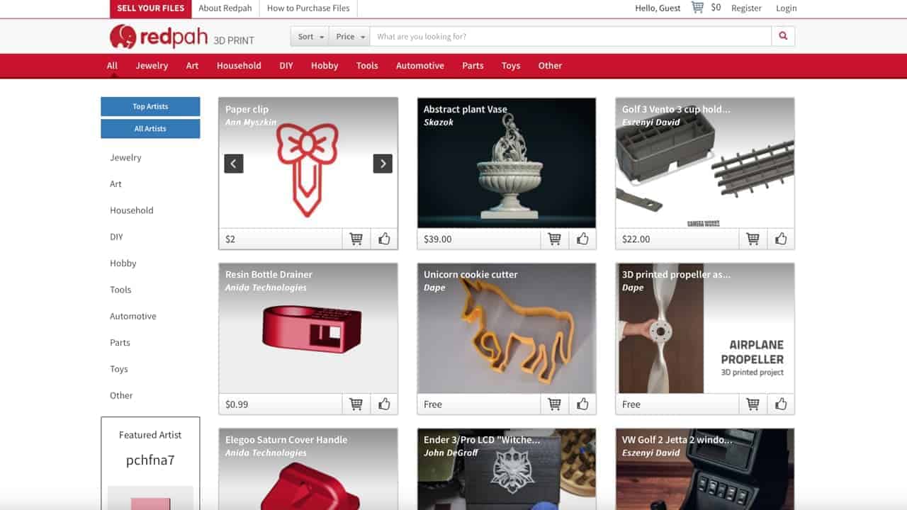 3D modely pro 3D tisk zdarma | STL | OBJ | STP | GCODE