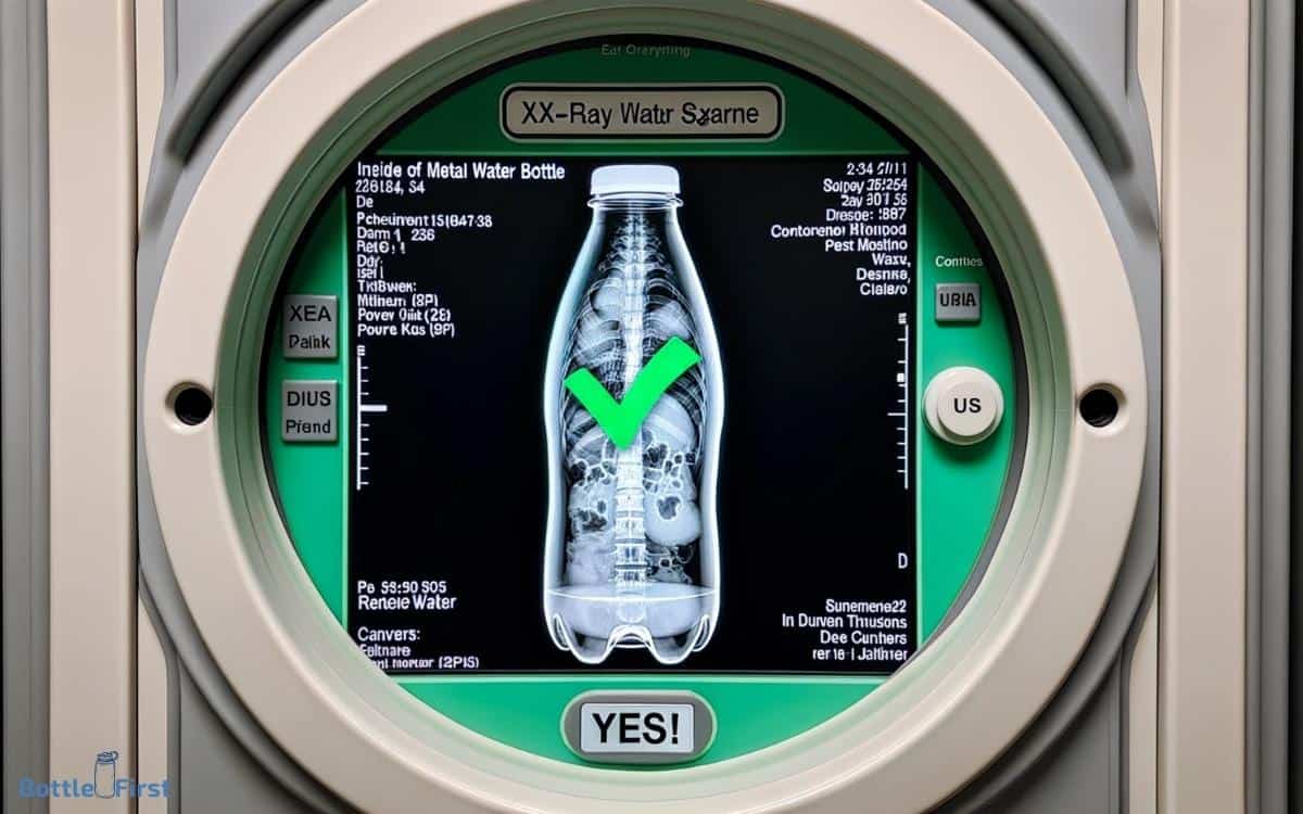Can X Ray See Through Metal Water Bottle: Yes!
