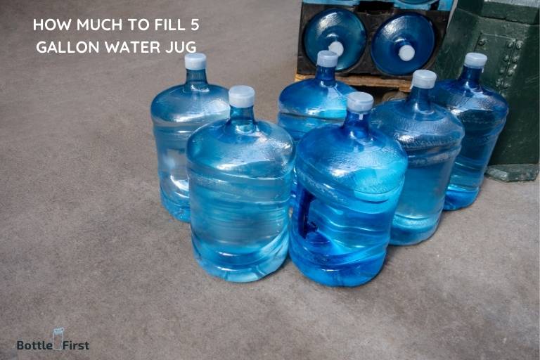 How Much To Fill 5 Gallon Water Jug?