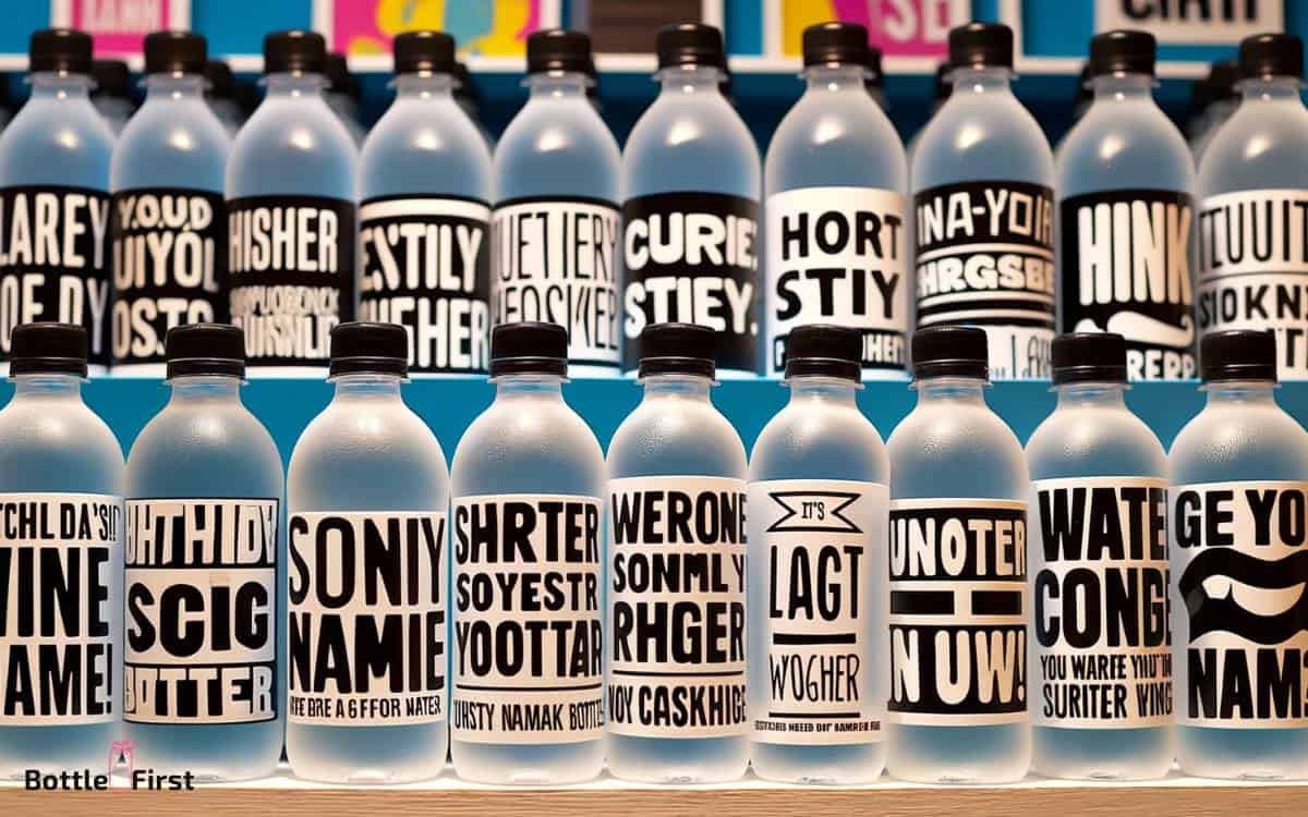 15 Best Funny Water Bottle Names: Hydration Station!