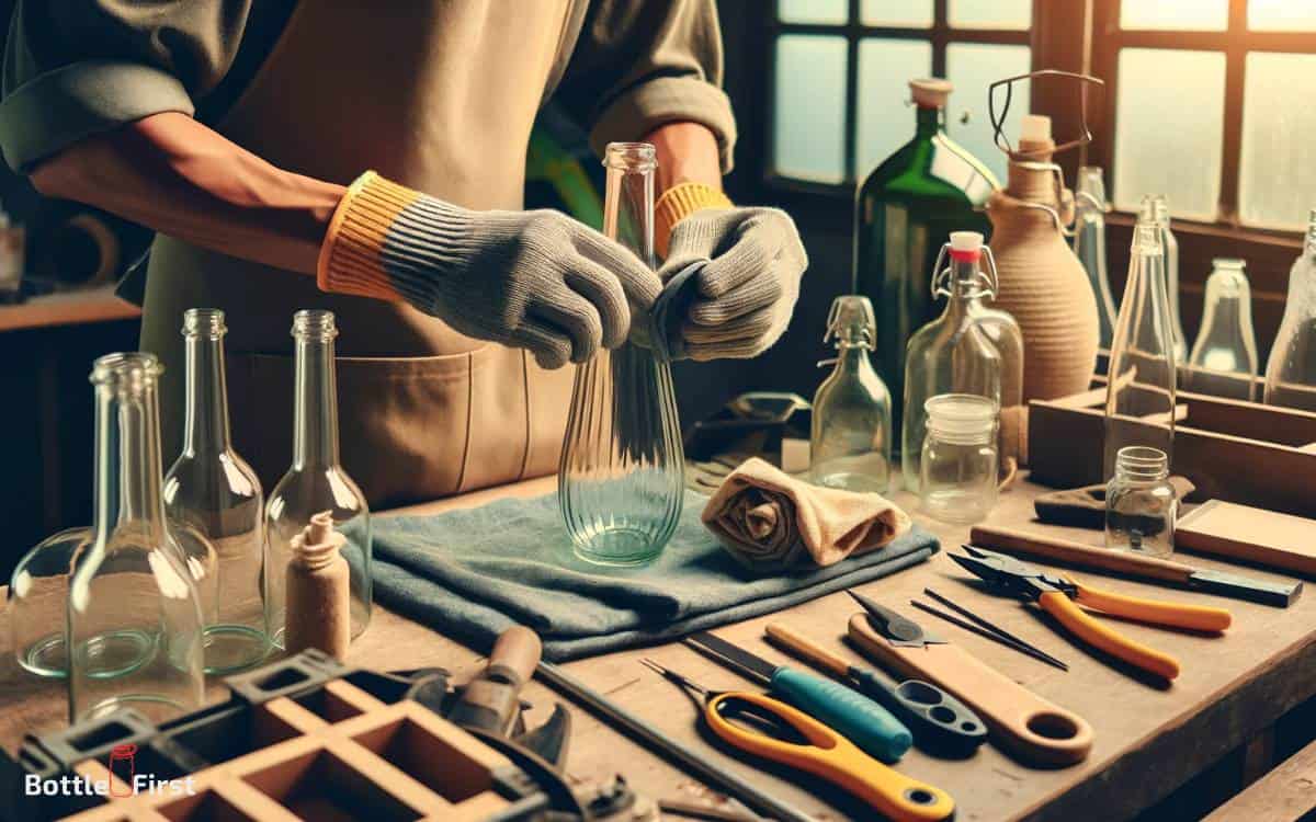 How To Shape Glass Bottles At Home? 6 Easy Steps!