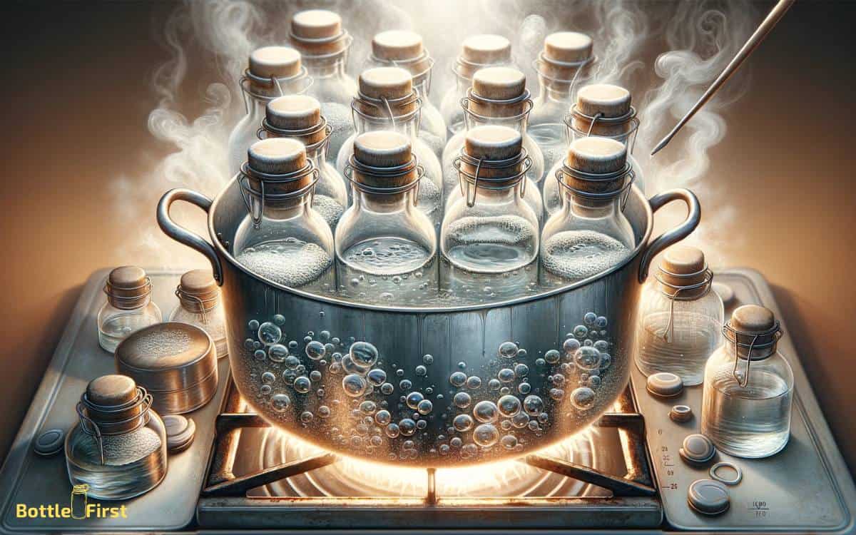 How To Sterilize Glass Bottles With Rubber Seals? 4 Steps!