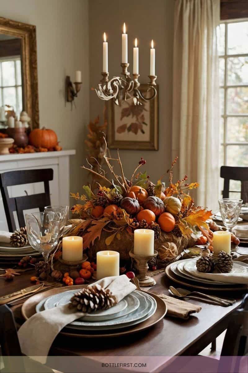 12 Thanksgiving Decorations For A Round Table That Create The Perfect ...