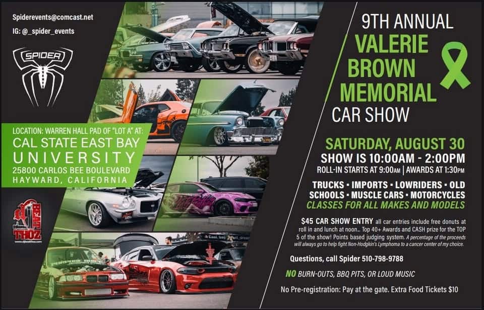 9th Annual VB Memorial Car Show – Hayward, CA | CarCruiseFinder