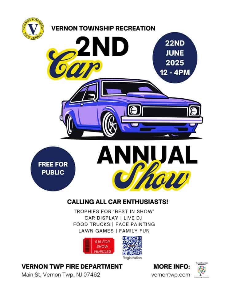 2nd Annual Car Show – Vernon, NJ | CarCruiseFinder