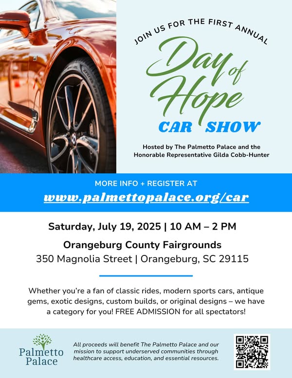 First Annual Day of Hope Car Show – Orangeburg, SC | CarCruiseFinder