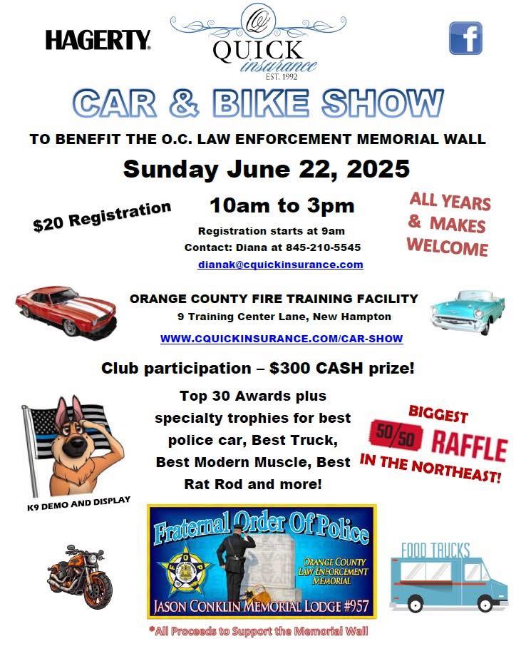 Hagerty & Quick Insurance Car & Bike Show – New Hampton, NY ...