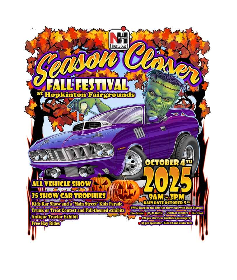NH Muscle Cars Granite State Season Closer & Fall Festival at Hopkinton ...
