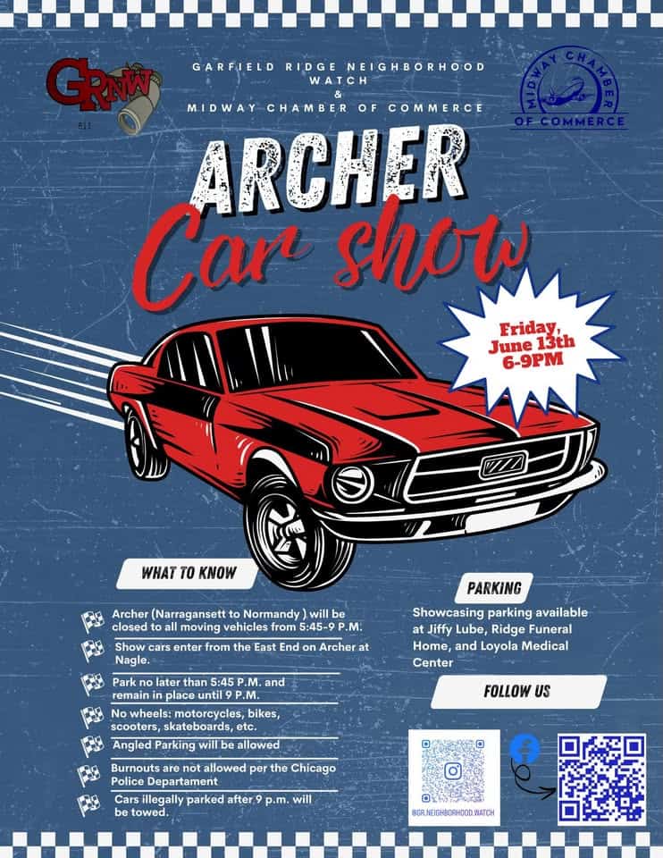 10th Annual Archer Car Show – Chicago, IL | CarCruiseFinder