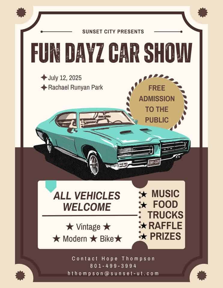 2025 Fun Days Car Show – Clearfield, UT | CarCruiseFinder