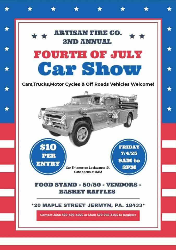 2nd Annual 4th of July Car Show – Jermyn, PA | CarCruiseFinder