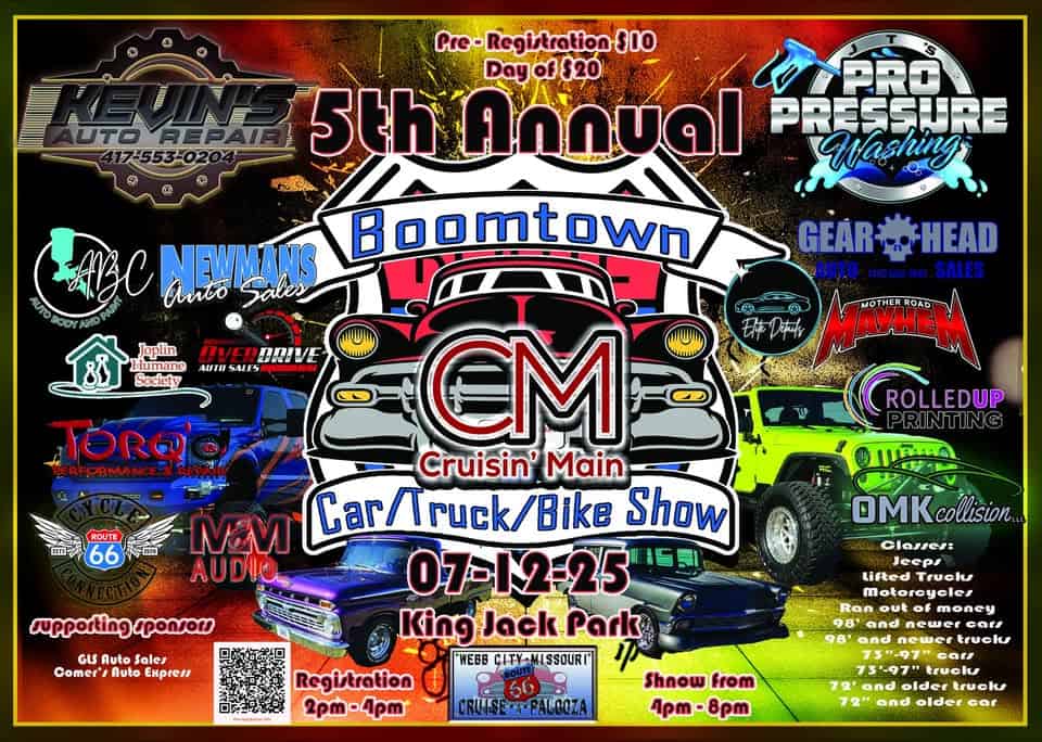 5th Annual BoomTown Car, Truck and Bike Show at the Cruise-A-Palooza ...