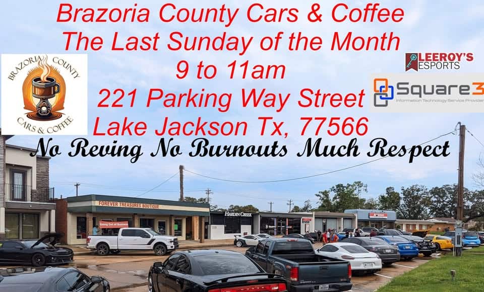 Brazoria County Cars and Coffee – Lake Jackson, TX | CarCruiseFinder