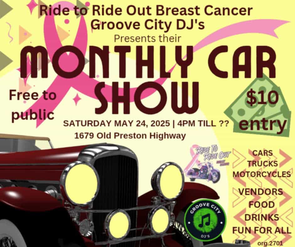 Car show ride To Ride Out breast Cancer gaming facility – Louisville ...