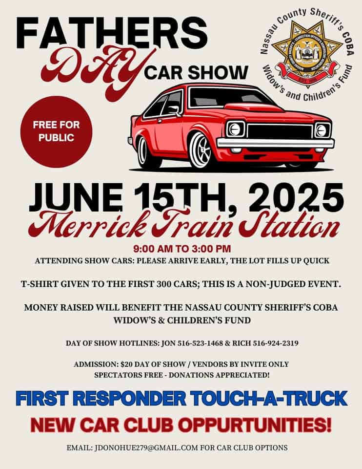 Father's Day Car Show at Merrick Train Station – Merrick, NY ...