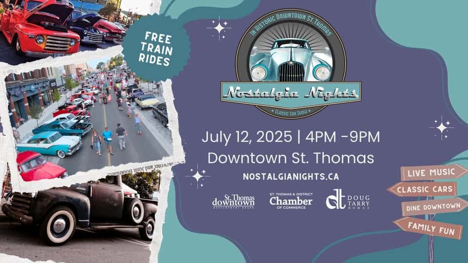 Nostalgia Nights Classic Car Show – St Thomas, ON | CarCruiseFinder