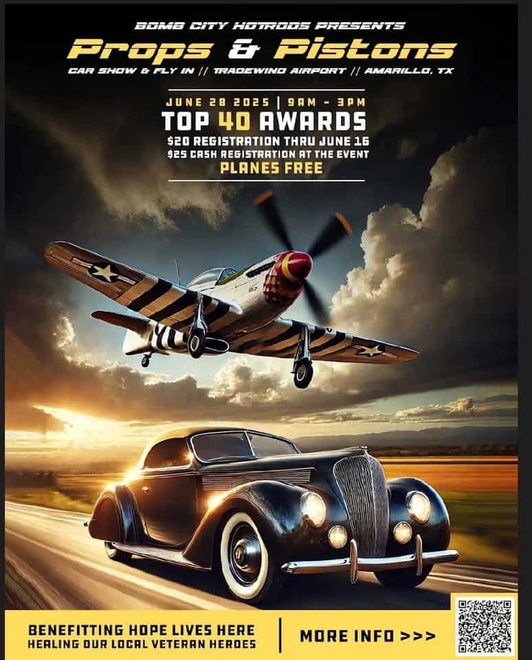 Props and Pistons Car Show & Fly In – Amarillo, TX | CarCruiseFinder