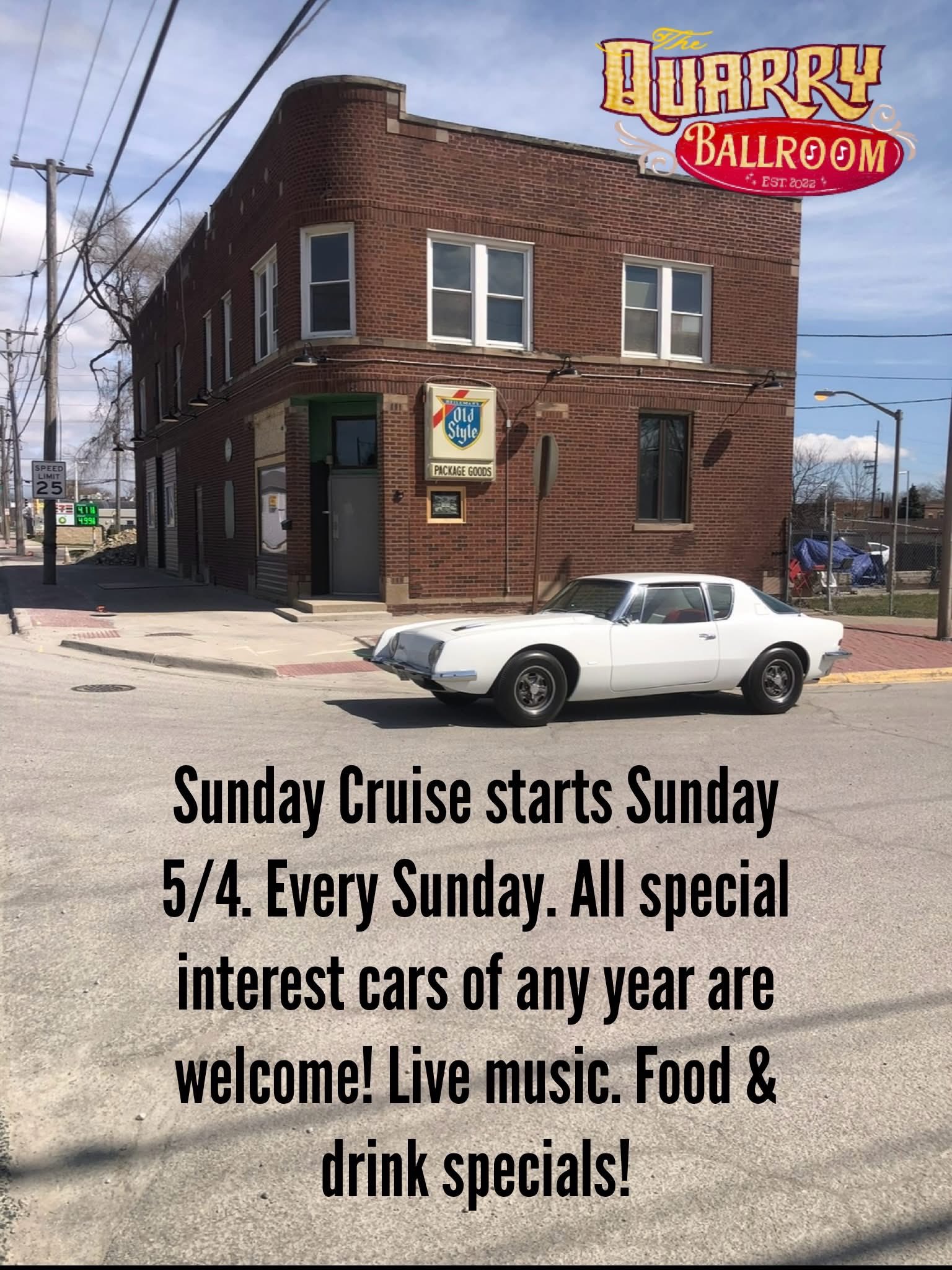 Sunday Cruise At The Quarry Ballroom – Thornton, IL | CarCruiseFinder
