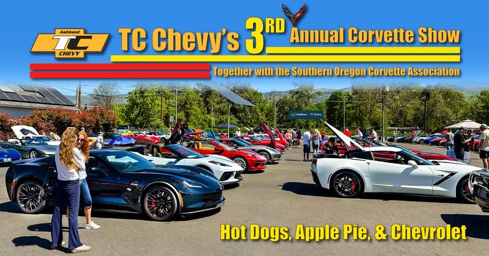 TC Chevy's 3rd Annual Corvette Show! – Ashland, OR | CarCruiseFinder
