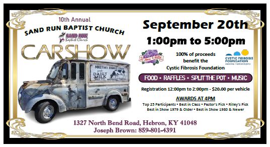 10th Annual Car Show – Hebron, KY | CarCruiseFinder