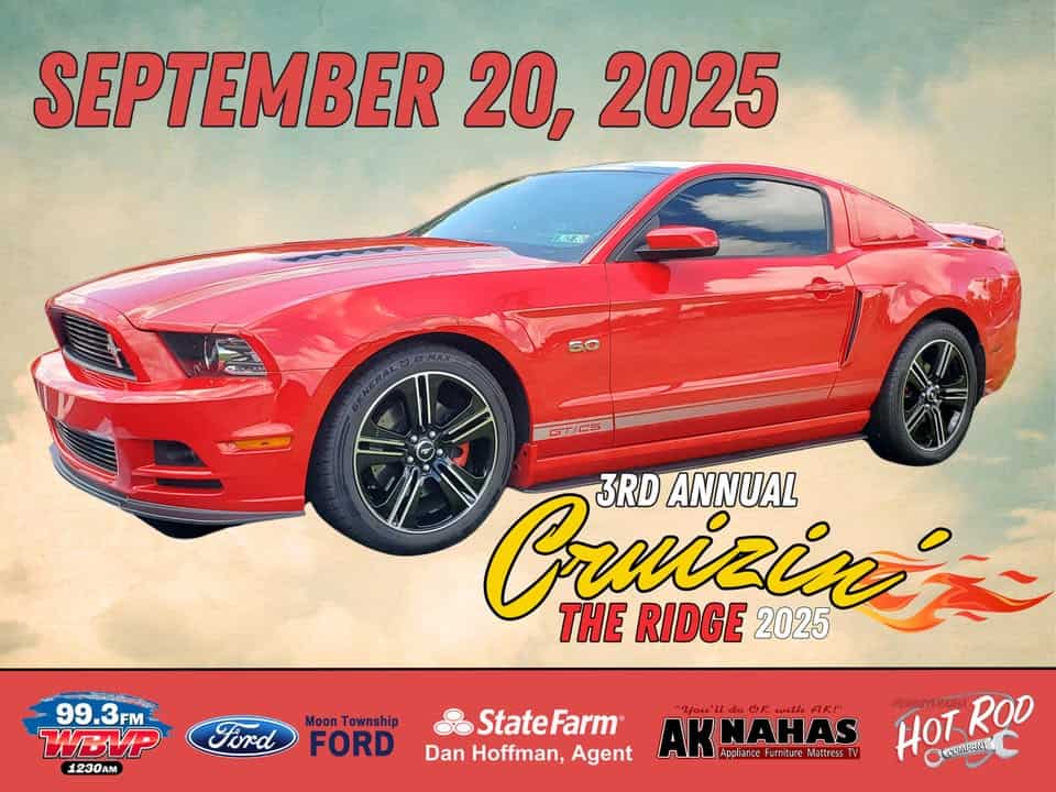 2025 Cruizin' the Ridge Car Cruise - SEPT 20th – Beaver, PA ...