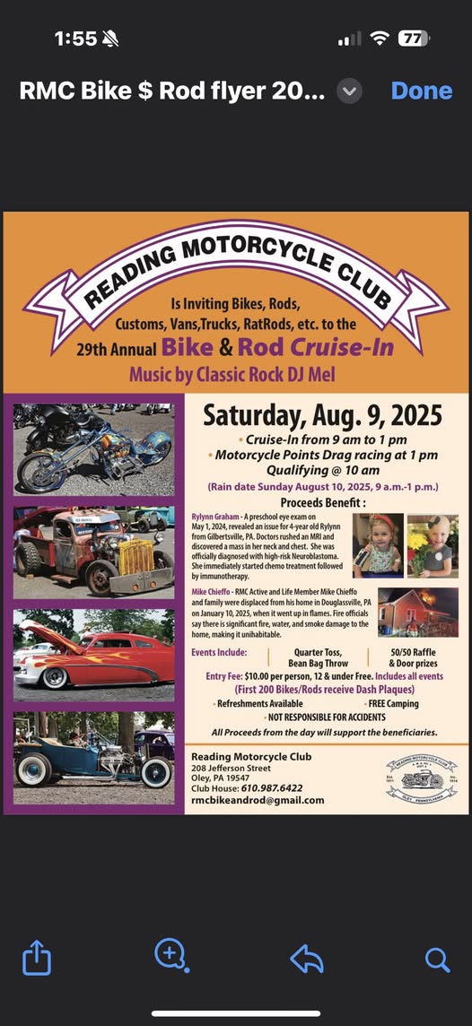 29th Annual Bike & Rod Cruise-In – Oley, PA | CarCruiseFinder