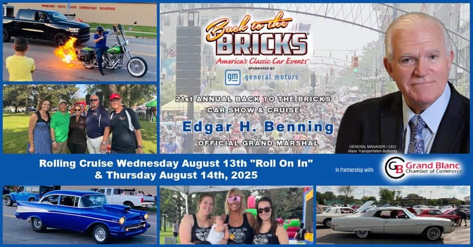 Back to the Bricks® Wednesday Rolling Cruise - Roll On In – Grand Blanc ...