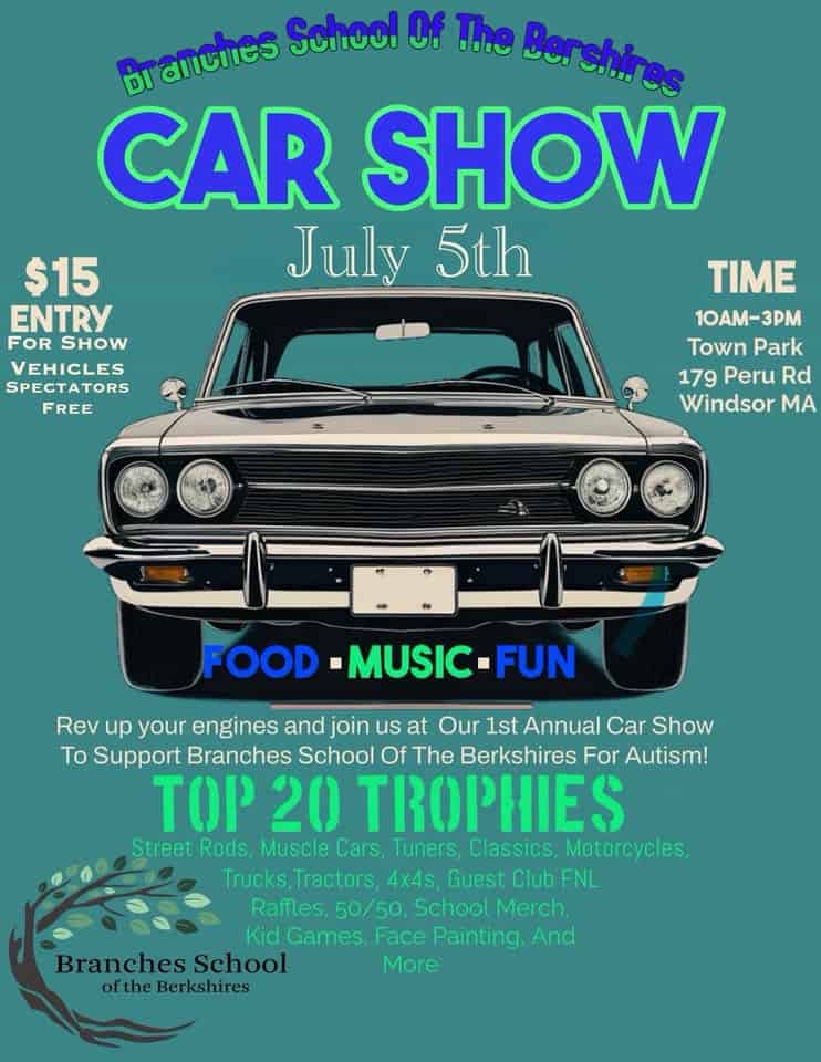 Branches School Of The Berkshires Car Show! – Windsor, MA | CarCruiseFinder