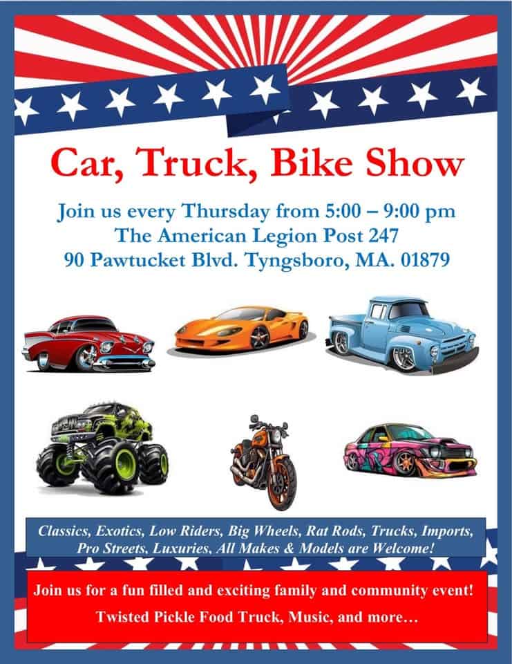 Carriagetown Car Show 2025 – Amesbury, MA | CarCruiseFinder