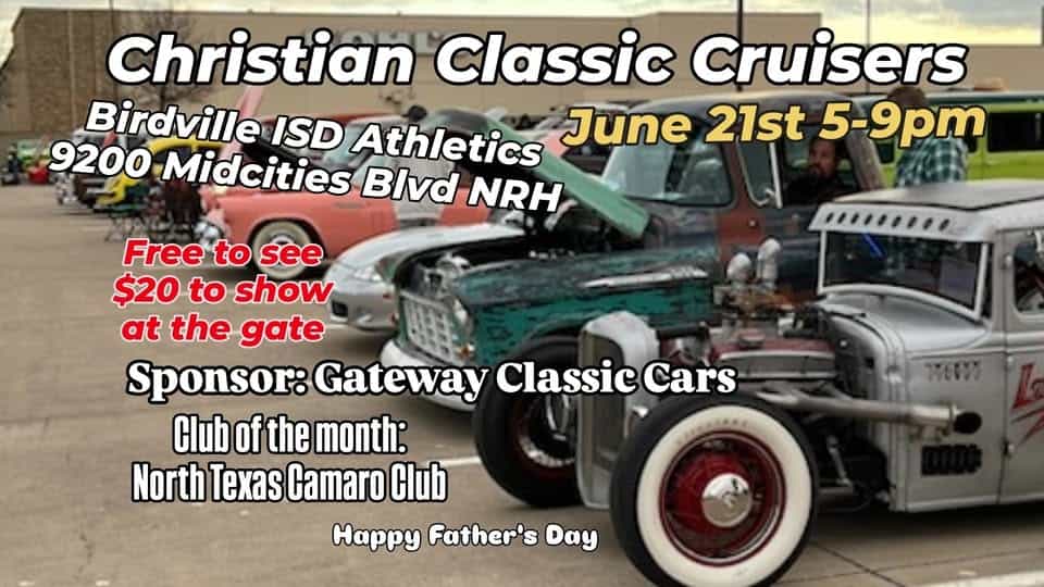 CCC car show June 21st 5-9pm – North Richland Hills, TX | CarCruiseFinder