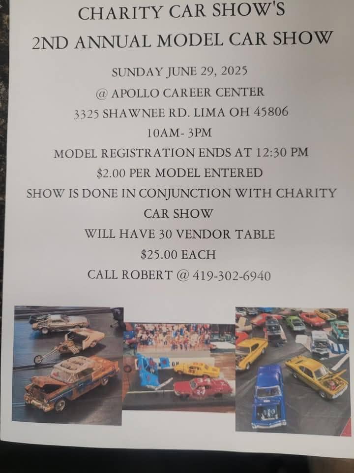 charity car shows 2nd annual model car show – Lima, OH | CarCruiseFinder