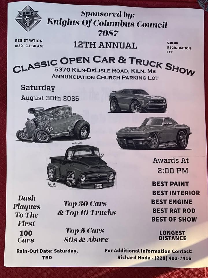 Classic Open Car & Truck Show – Kiln, MS | CarCruiseFinder