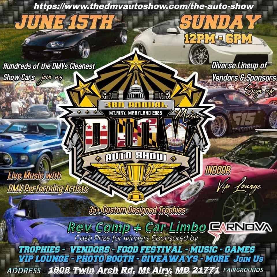 DMV AUTO SHOW 2025 – Mt Airy, MD | CarCruiseFinder