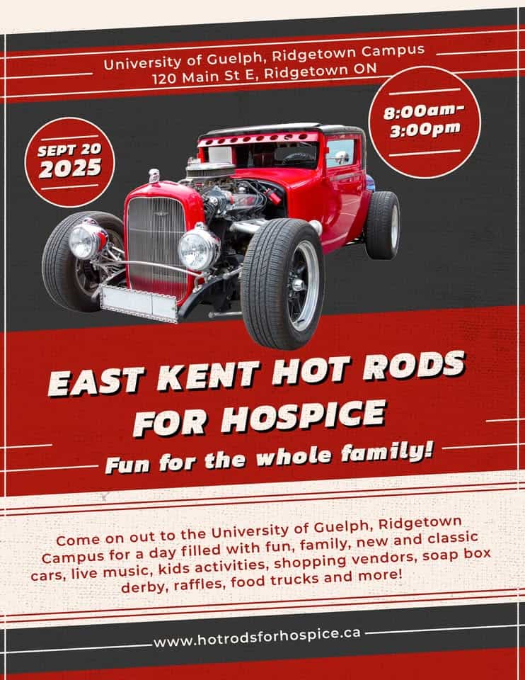 East Kent Hot Rods for Hospice – Chatham-Kent, ON | CarCruiseFinder